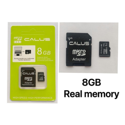 Bezo - Calus Carte Mémoire Micro SD - 8GB + Adaptateur SD